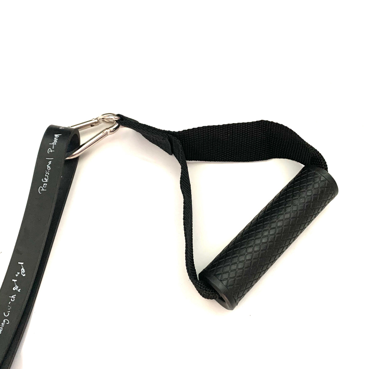 Rubber tube handle with carabiner – 3X resistance bands